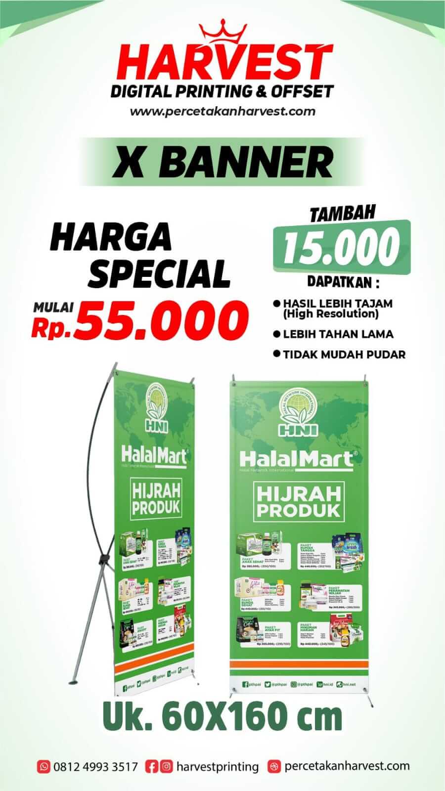 CETAK BANNER MURAH SUPER KILAT Percetakan Harvest Surabaya CETAK BANNER MURAH SUPER KILAT Percetakan Harvest Surabaya